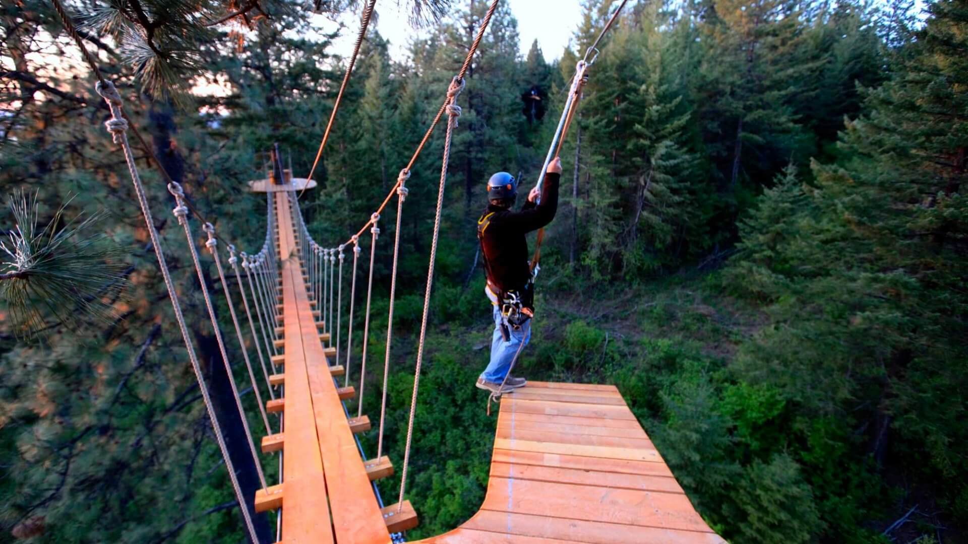 Soar High Above The Landscape Ziplining in Idaho