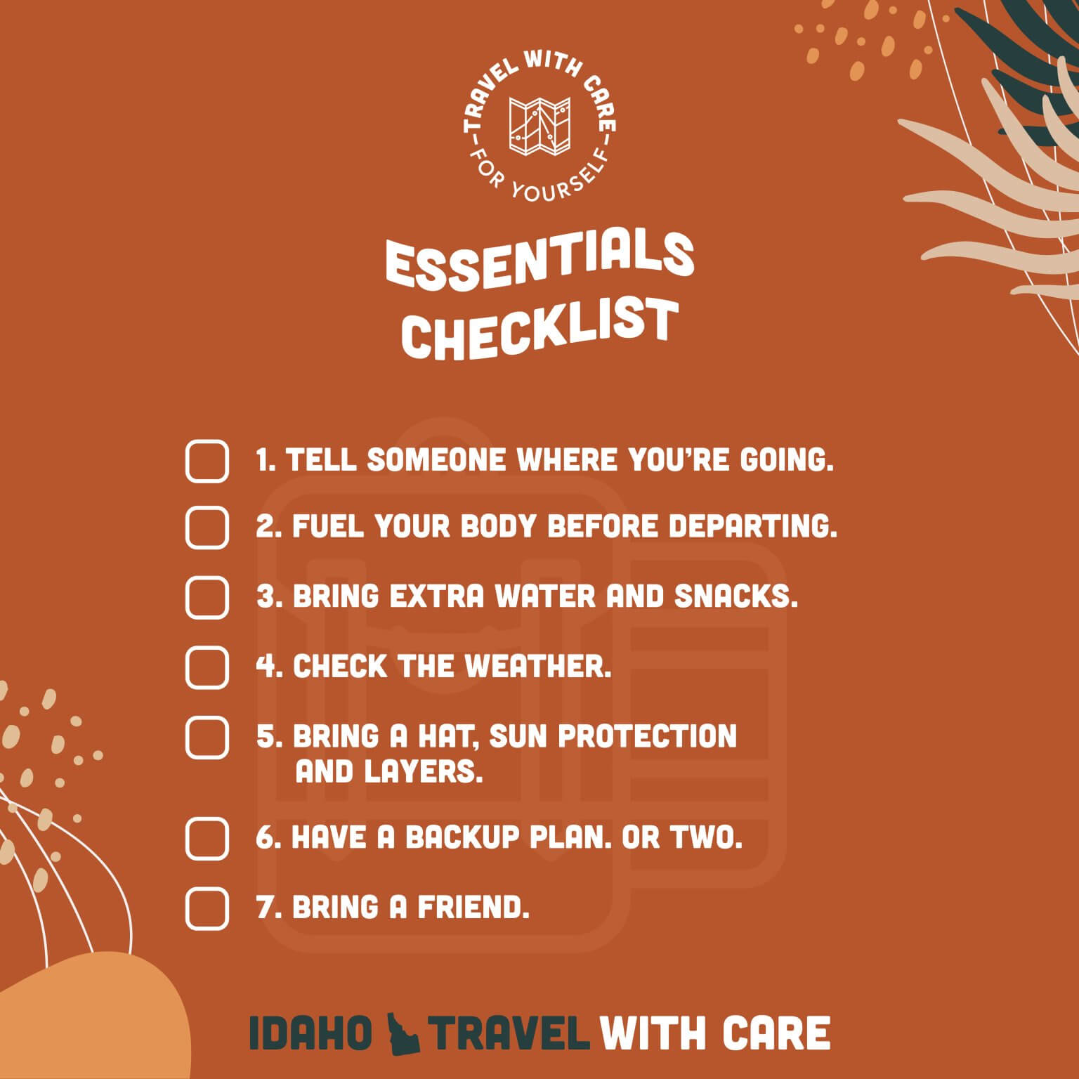 Travel With Care | Visit Idaho
