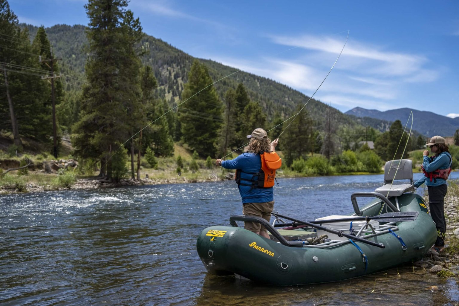 Fishing at Anderson Ranch Reservoir, Near Mountain Home ID